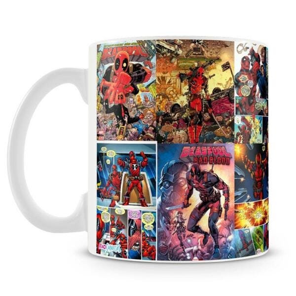 Caneca Personalizada Quadrinhos Deadpool | MadeiraMadeira
