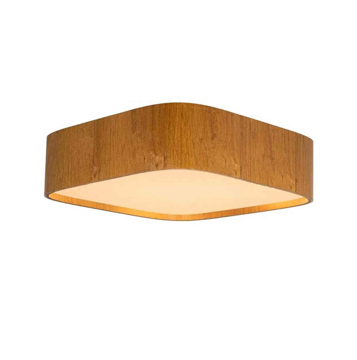 Plafon Classic Lar Lamé 1183 Quadrado 55cm Madeira | MadeiraMadeira