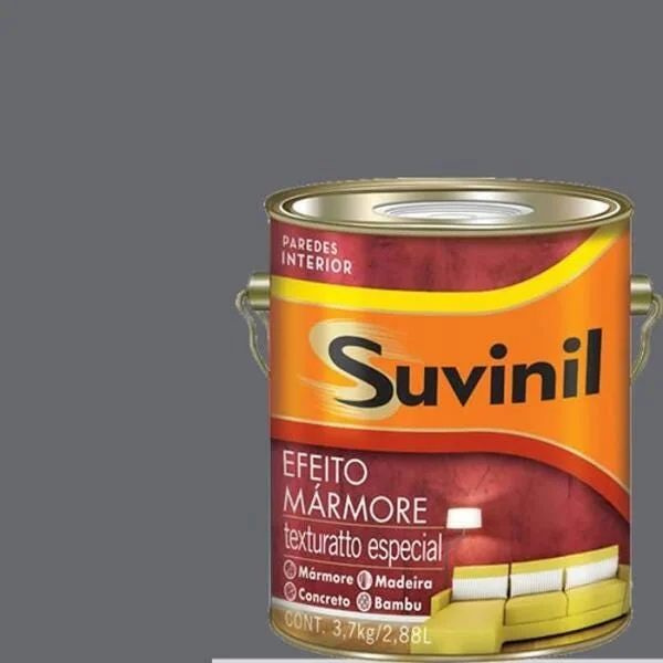 Texturatto Efeito Mármore Suvinil Titânio 2.88lts | MadeiraMadeira