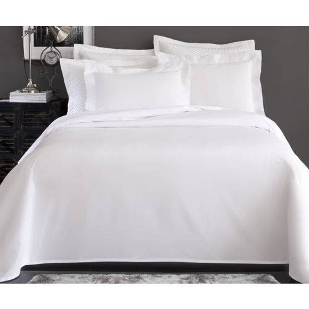 Jogo de Cama Solteiro Home Design Liso 200 Fios - | MadeiraMadeira