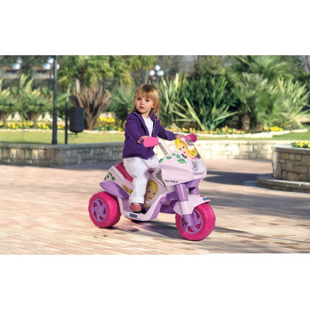 Moto Elétrica Raider Princess - Peg-pérego | MadeiraMadeira