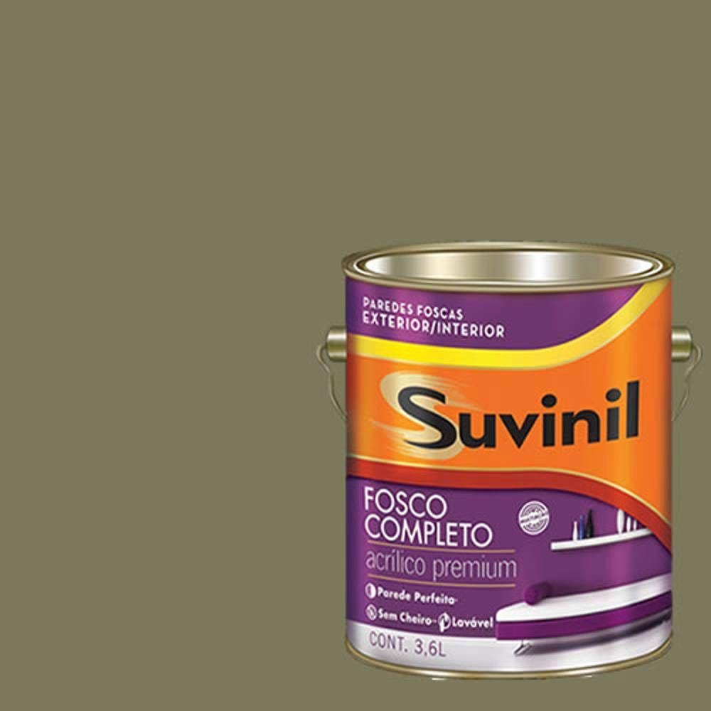 Tinta Acrilica Fosca Premium Suvinil Capim Seco 3 | MadeiraMadeira