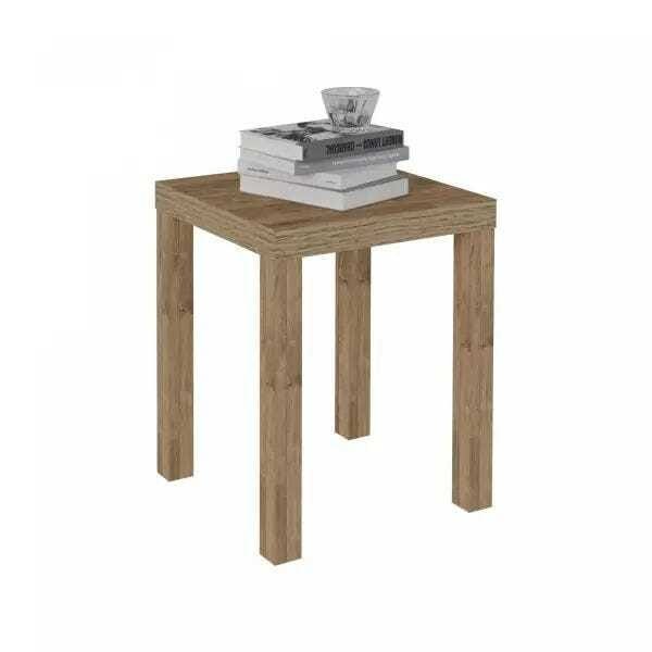 Mesa de Apoio Up Artely Rústico Rústico | MadeiraMadeira