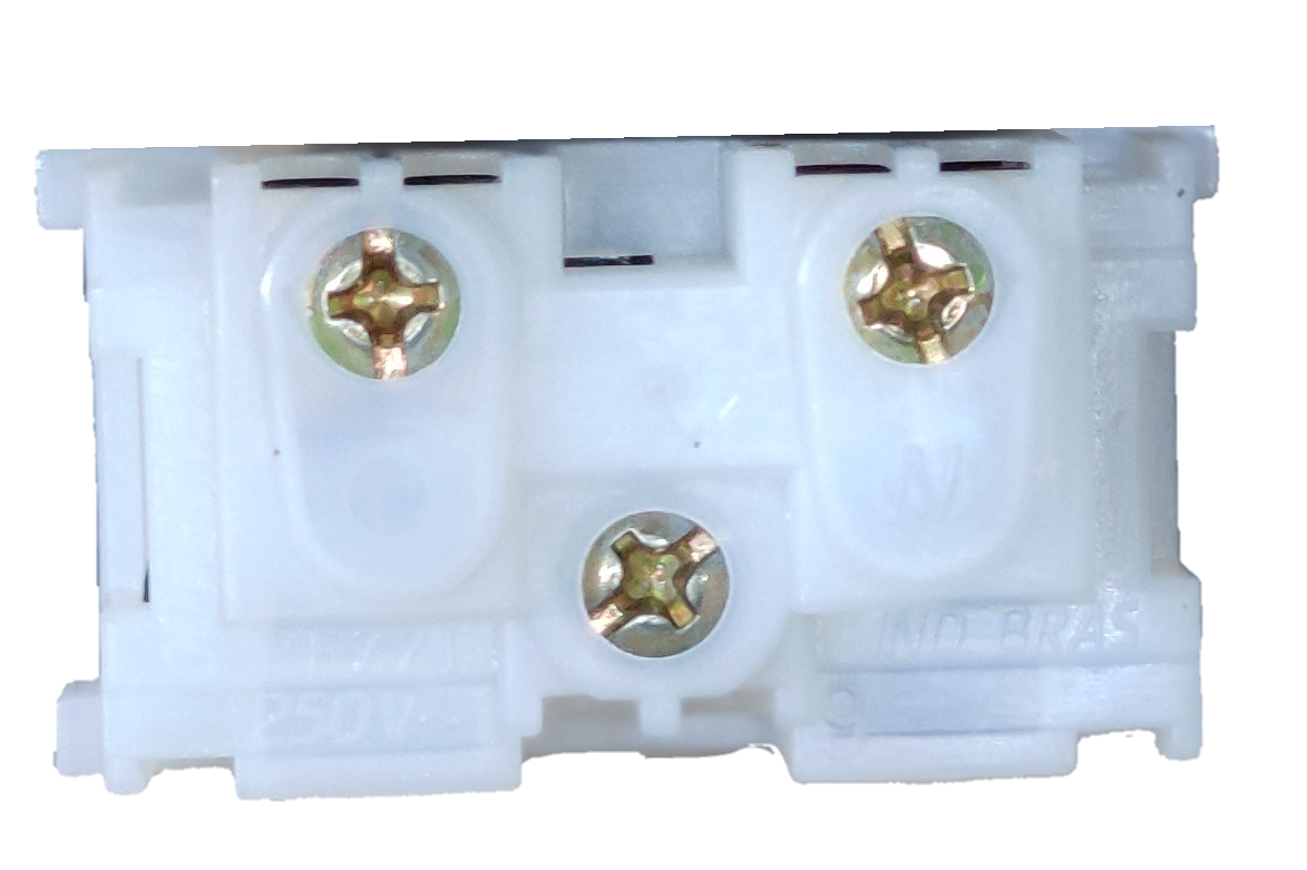 Kit 10 Modulo Tomada 2p+t 10a 250v~ Branco Pezzi Linha 50000 | MadeiraMadeira