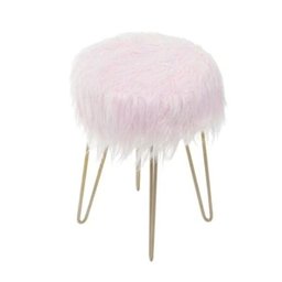 Puff de Pelúcia Rosa | MadeiraMadeira