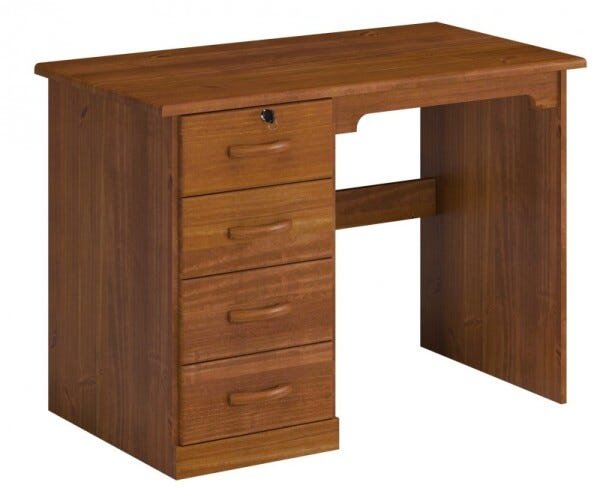 Escrivaninha 4 Gavetas Office de Madeira Maciça Pinus | MadeiraMadeira Escrivaninha 4 Gavetas Office de Madeira Maciça Pinus | MadeiraMadeira