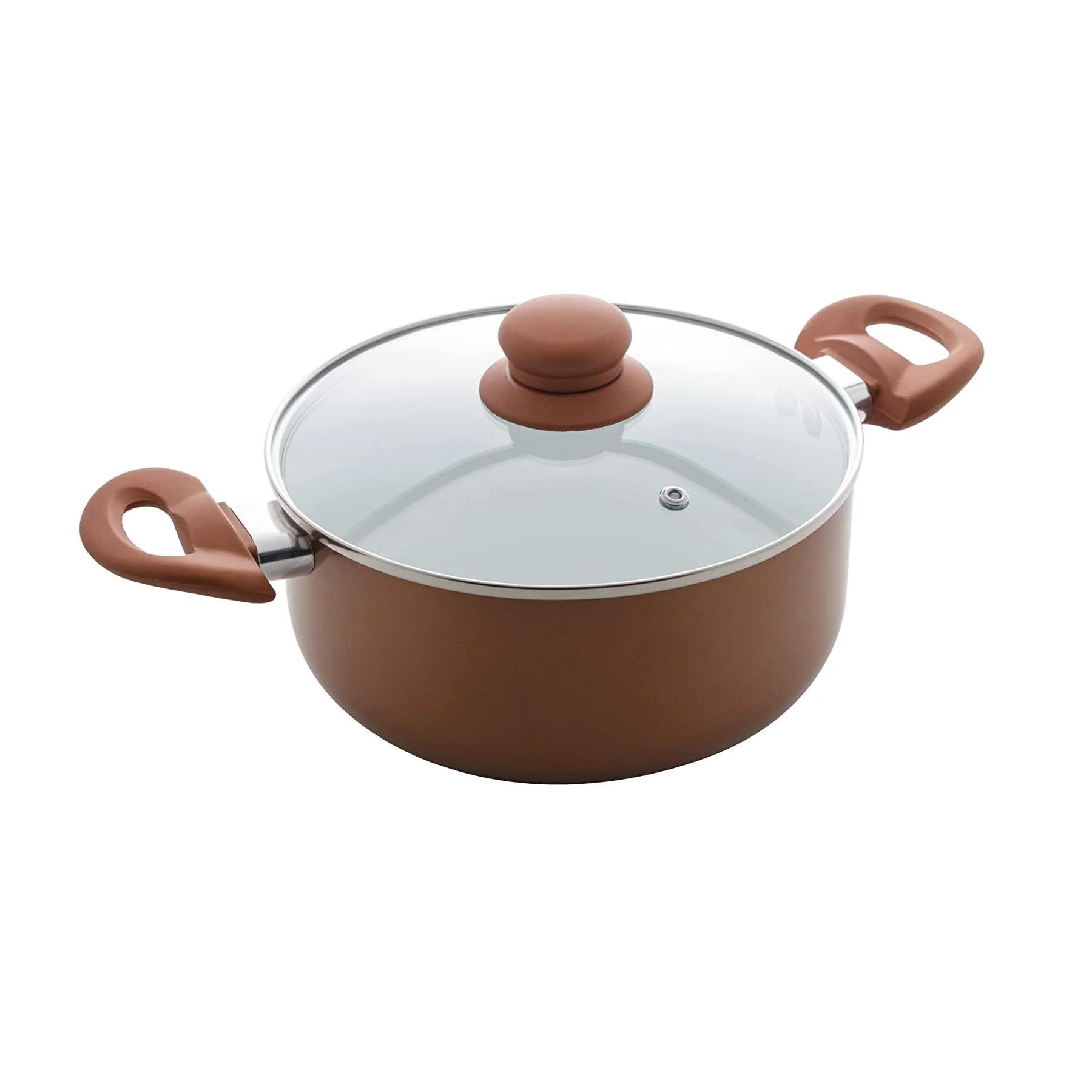 Conjunto de Panelas Com Revestimento Cerâmico Rosé 5 Peças Lyor ...