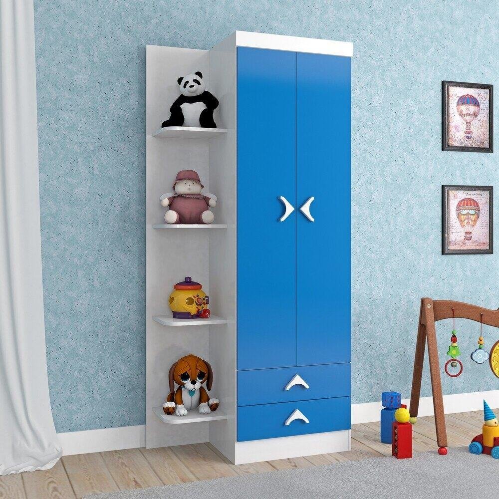 Guarda-Roupas Infantil 2 Portas 2 Gavetas Multimóveis CR40106 Branco ...