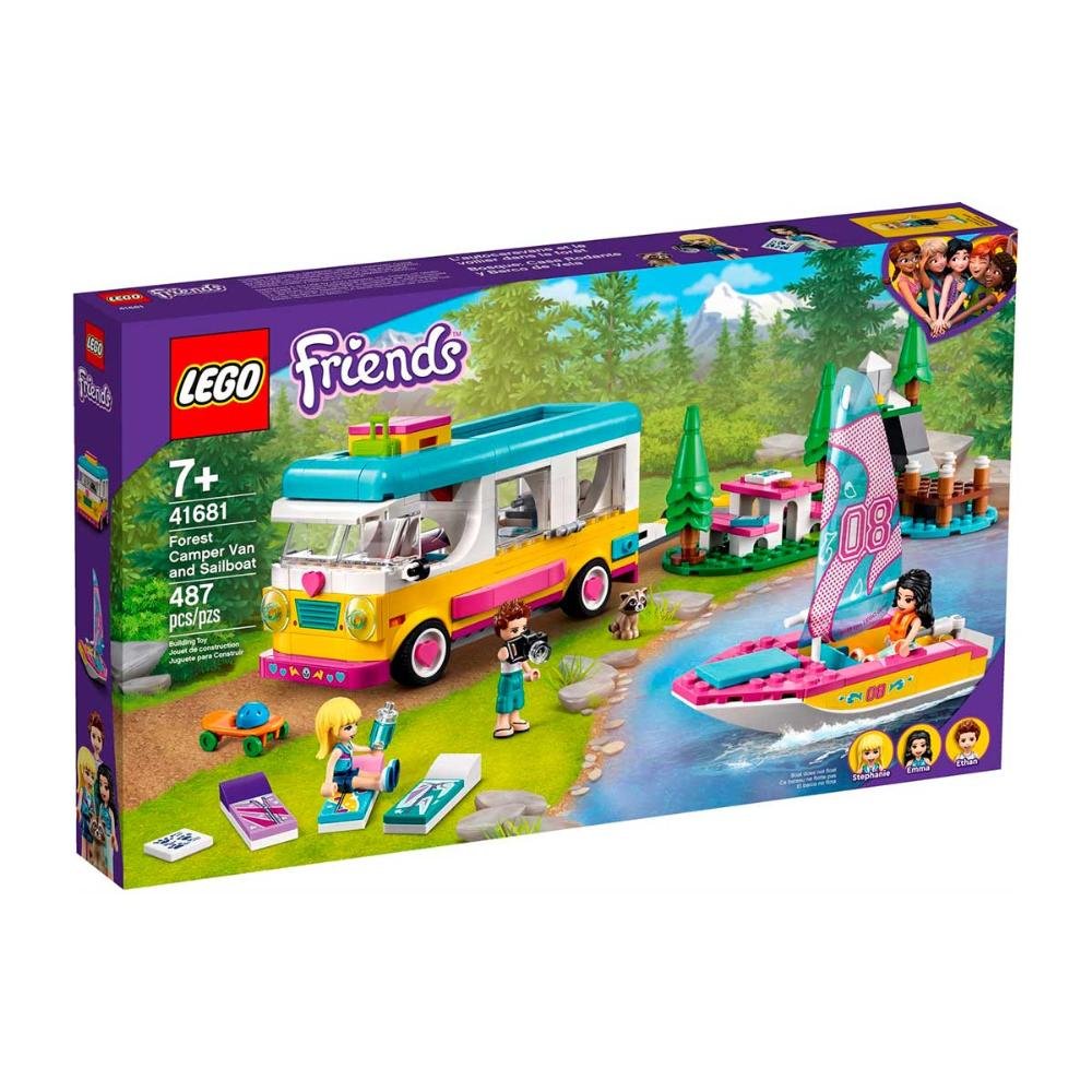 LEGO Friends - Trailer e Barco à Vela na Floresta - 41681 | MadeiraMadeira
