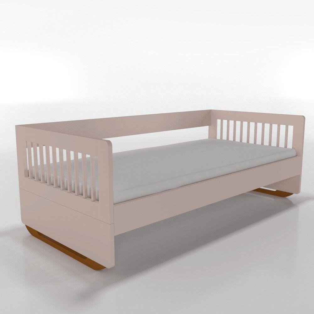 Cama Sofá Neo Cor Tim - Rosa H120 | MadeiraMadeira