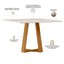 Mesa de Jantar 8 Lugares Quadrada 135cm Tampo Mdf com Vidro Elian N01 ...