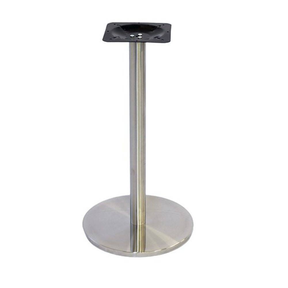 Base de Mesa Inox Redonda Bistrô 110cm | MadeiraMadeira
