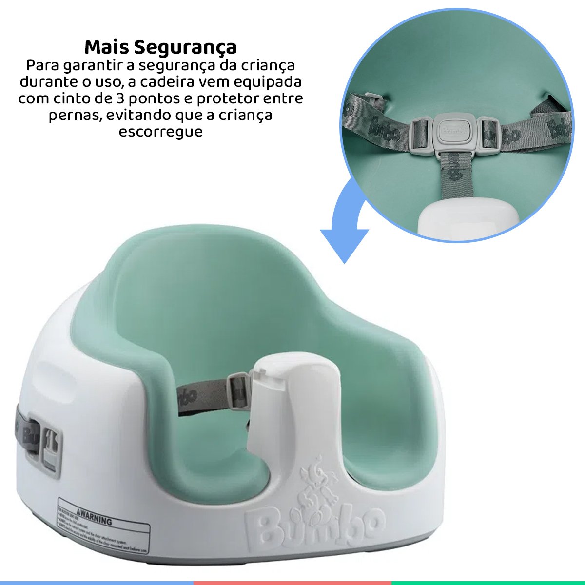 Cadeira Alimentação Bebê Para Refeição Multiassento Infantil 3 em 1 ...