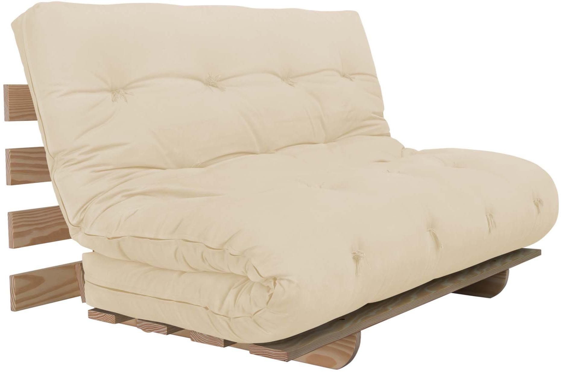 Colchonete Futon Dobravel Enrolavel Casal 188x128cm Orthovida - Palha ...