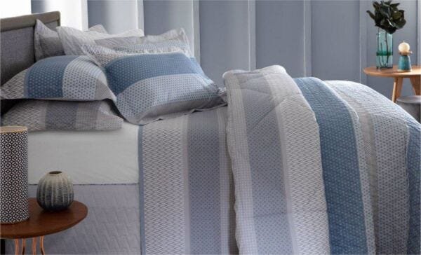 Jogo de Cama Queen Milão Percal 200 Fios Algodão naturalle | MadeiraMadeira