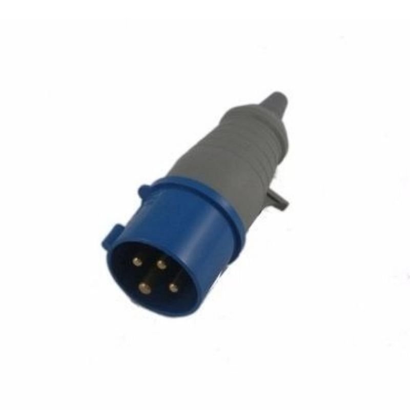 PLUGUE INDUSTRIAL - 3P+T - 16A - 220V/240V - 9H AZ 4079 | MadeiraMadeira