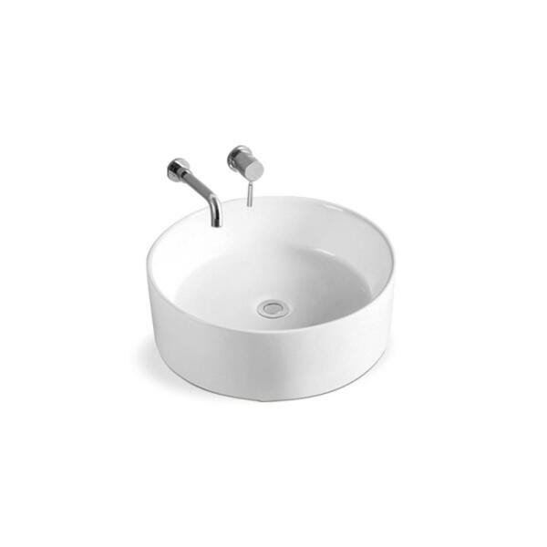 Cuba de Apoio para Banheiros - Redonda de Borda Plana | MadeiraMadeira