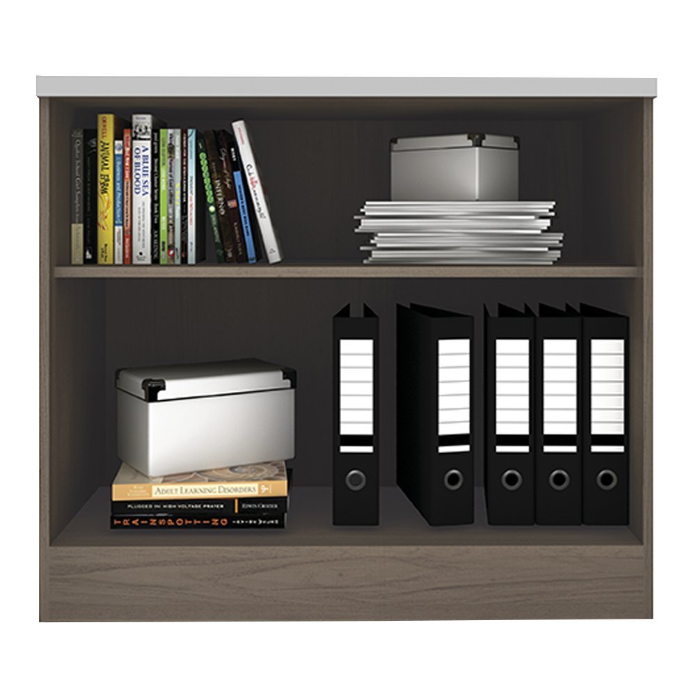 Armário Baixo para Escritório Versátil 1011 Teca Italia Kappesberg ...