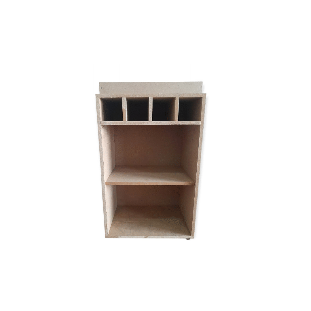 Balcão Bar Adega Em Mdf Natural [F031] | MadeiraMadeira