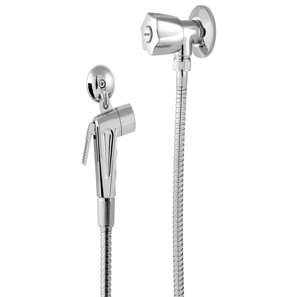 Ducha Higiênica Metal C50 C/ Registro 1/2 Metrox Metais | MadeiraMadeira