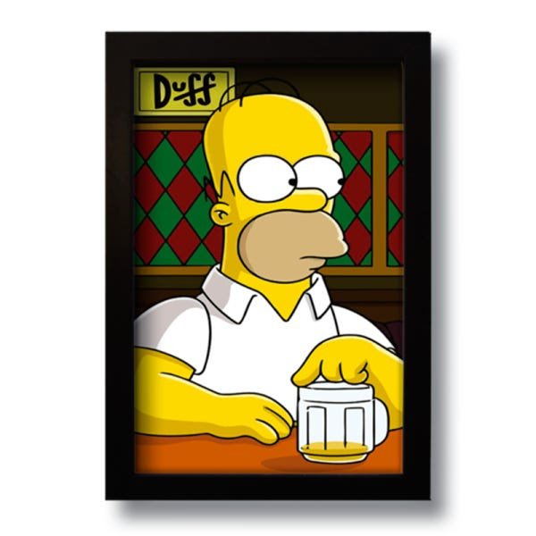 Quadro Decorativo Simpson Duff 33x43 cm | MadeiraMadeira