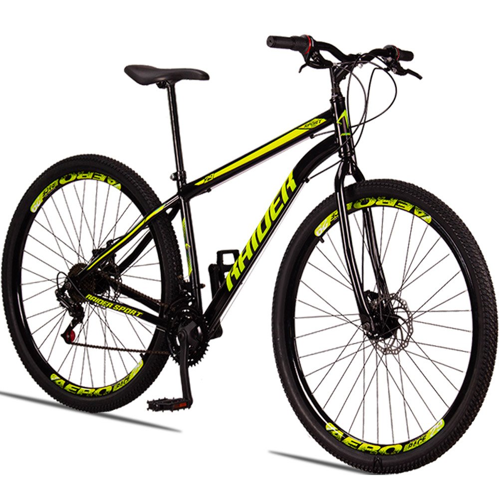 Bicicleta Sport Aro 29 Quadro 17 Aço 21 Marchas Freio a Disco Mecânico ...