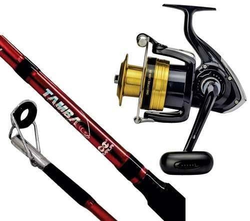 Kit Molinete Daiwa Sweepfire 3000 com Vara Tamba 1,83M 80Lbs | MadeiraMadeira
