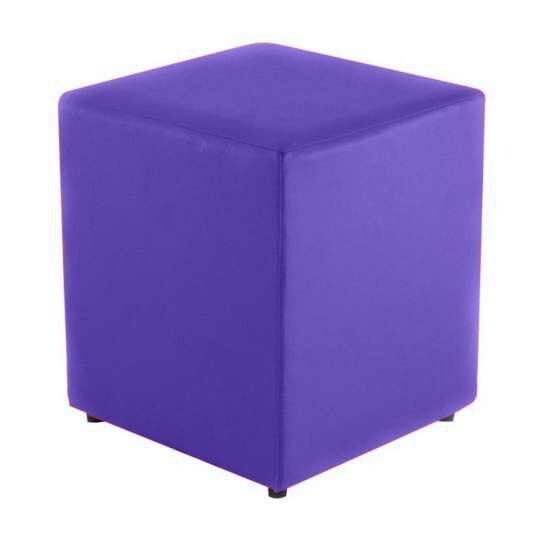Puff Quadrado Corano 35cm - Roxo | MadeiraMadeira