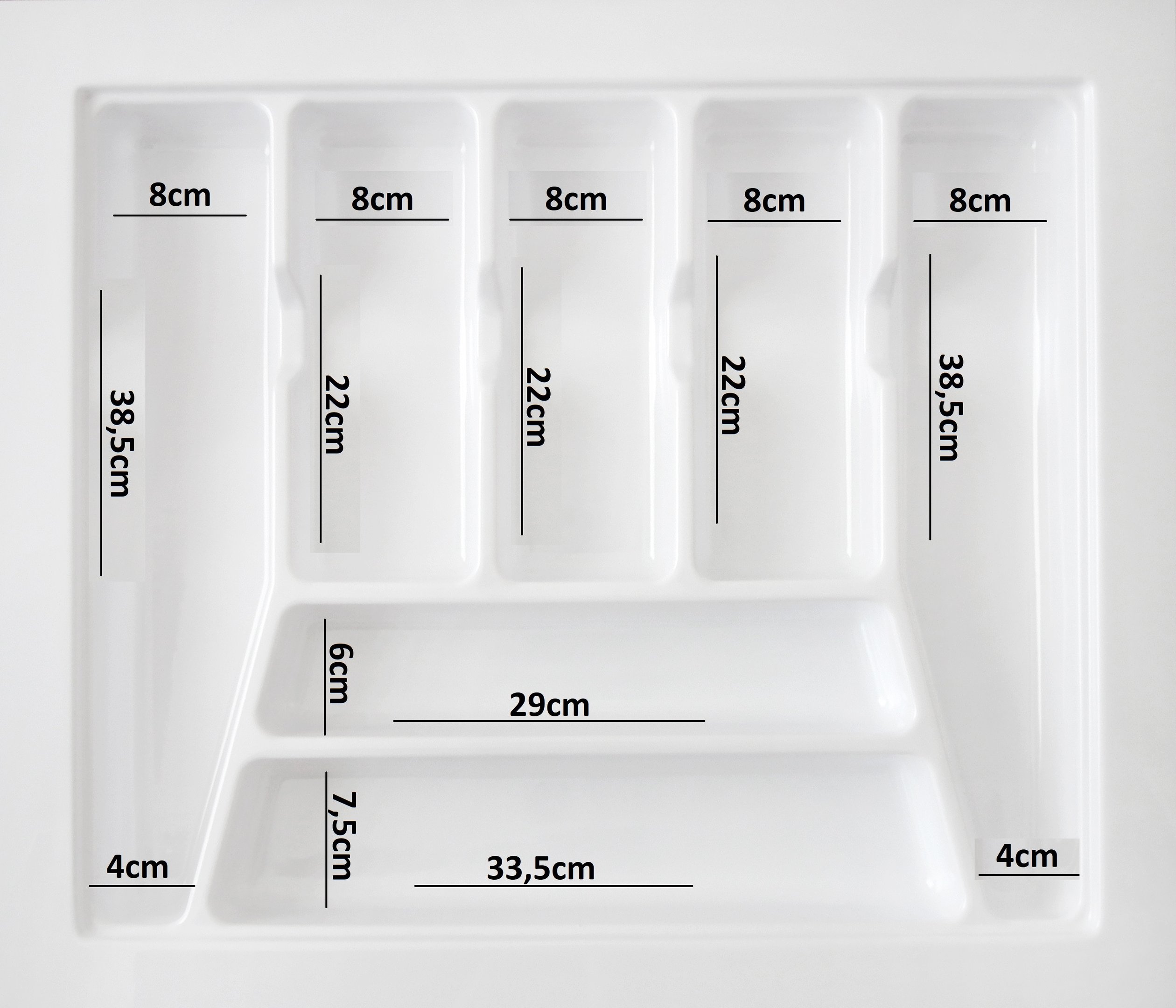 Organizador de talher ajustável Medidas máximas: 557mm X 481mm) OG-104 ...