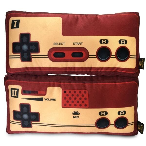Kit Famipillowcom: Almofadas Gamer Inspiradas no Controle de Video Game ...