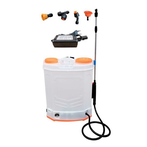 Pulverizador Costal Elétrico 18 a 20 Litros Bateria Recarregável 80 PSI ...