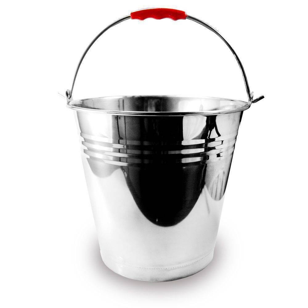 Balde 10 Litros Inox Para Cerveja Bebida Gelo Ke Home 5596 | MadeiraMadeira