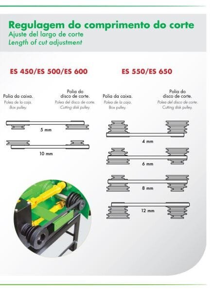 Picadeira Ensiladeira Trifásico 5Cv com Base Trapp Es 550 - 220/380V | MadeiraMadeira