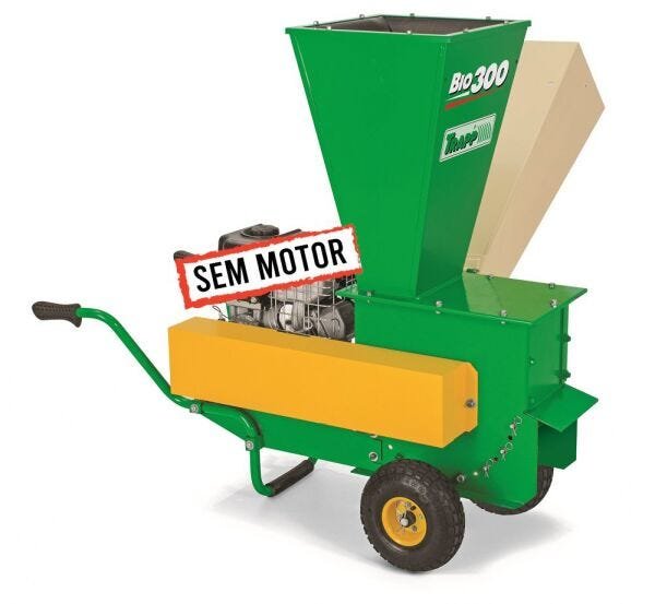 Triturador De Galhos sem Motor C/polia 100 Trapp BIO 300 | MadeiraMadeira