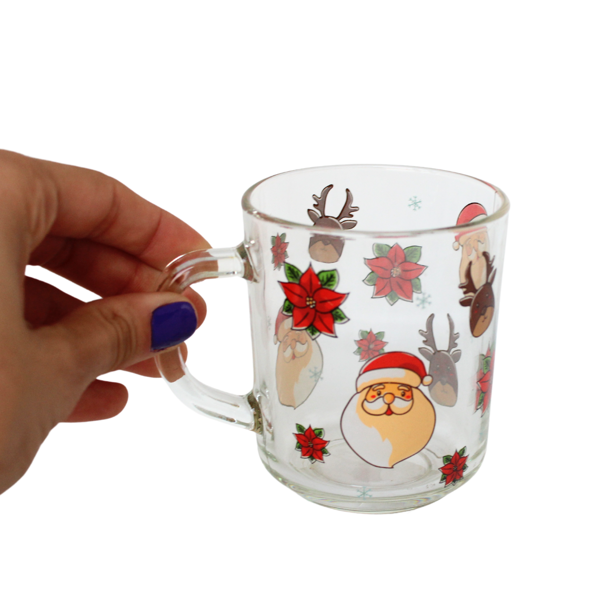 Kit 6 Canecas de Natal 250ml para Celebrar com Estilo Festa ...