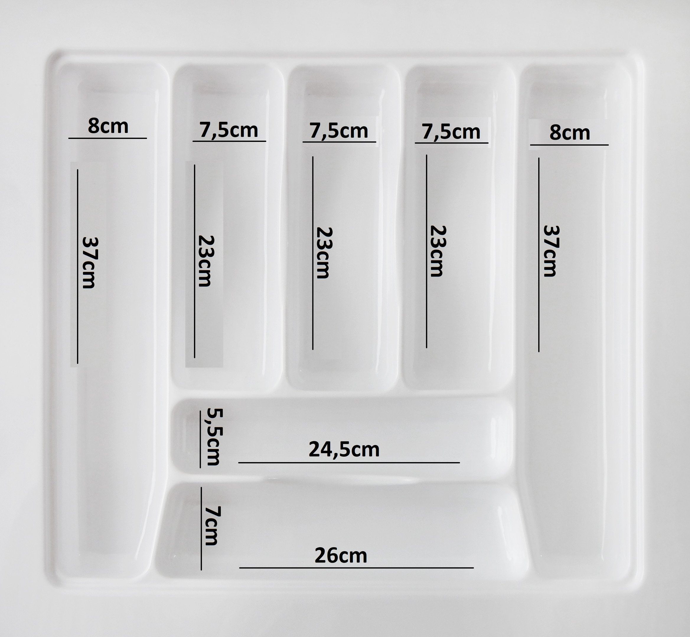 Organizador de talher ajustável Medidas máximas: 522mm X 480mm) OG-99 ...