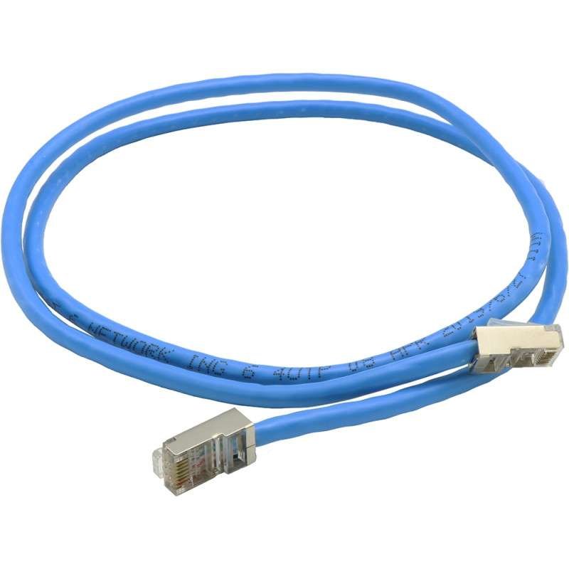 Cabo de Rede CAT6 Azul (1 Metro) | MadeiraMadeira