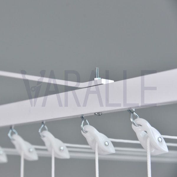 Varal de 12 Varetas Individuais - 1 Metro - Varal 10 Varetas + Extensor ...