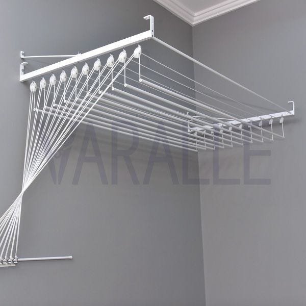 Varal de 12 Varetas Individuais - 1,50 Metro - Varal 10 Varetas ...