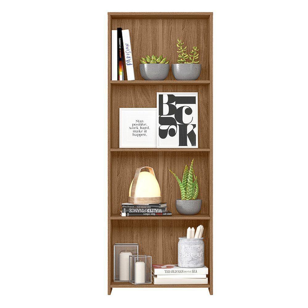 Livreiro Multiuso 3 Prateleiras Ms924 Naturale 924022 Moval ...