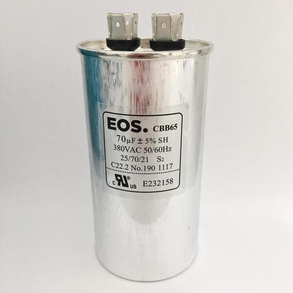 Capacitor 70 MFD 380V 50/60HZ | MadeiraMadeira
