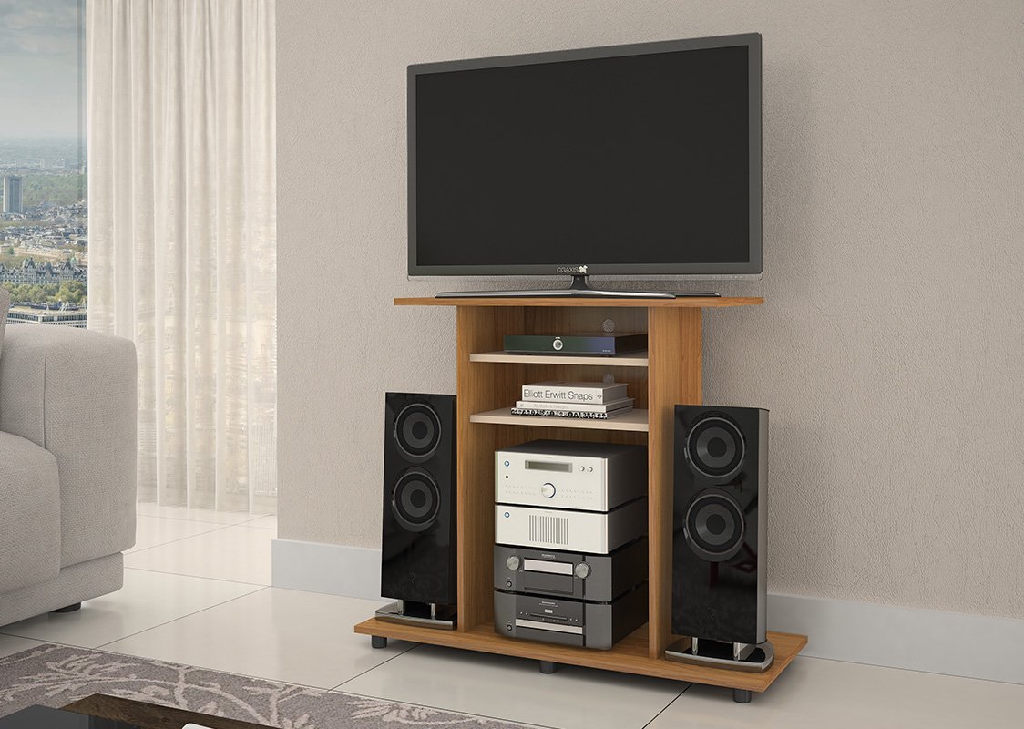 Rack Cipó para TV até 32 Polegadas Nobre JCM Movelaria:Noronha/Off ...