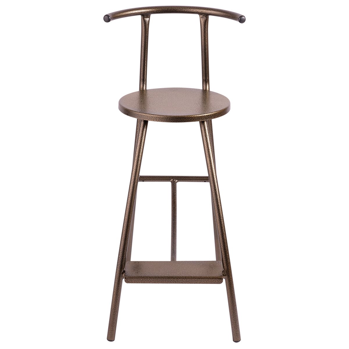 BANQUETA 1 DEGRAU 60 Plic Mobiliário Preto Craqueado Ouro | MadeiraMadeira