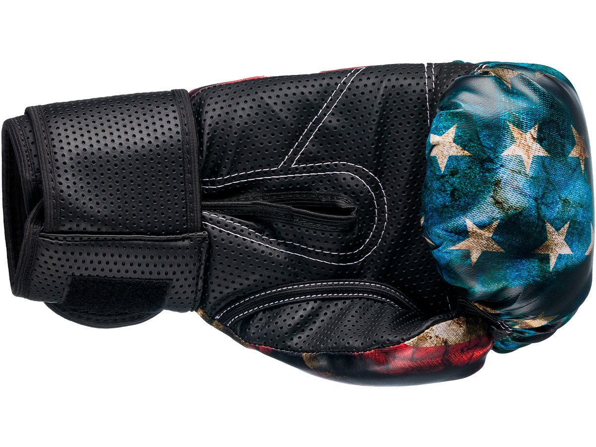 Kit Luva de Boxe Muay Thai MMA Bandagem e Bucal 08oz EUA | MadeiraMadeira