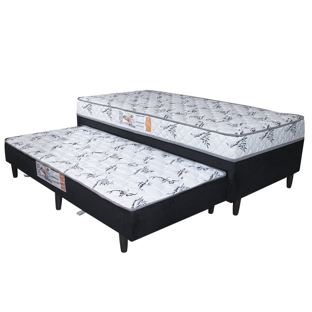 Box Conj Solteiro Espuma D28 Titan Cama Auxiliar Liberatti | MadeiraMadeira