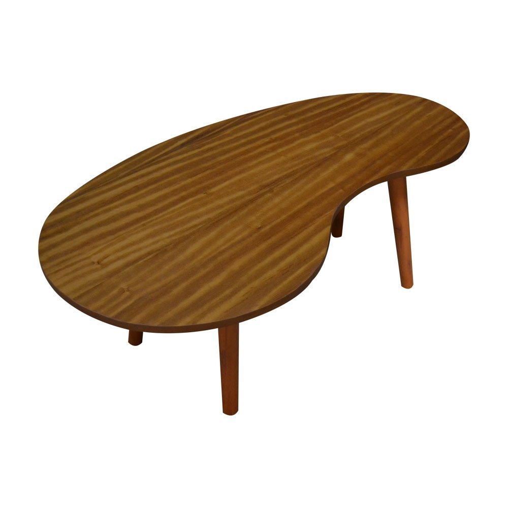 Mesa de Centro Feijão Munique Linha Premium Bolzan em Peroba c/ Pé ...