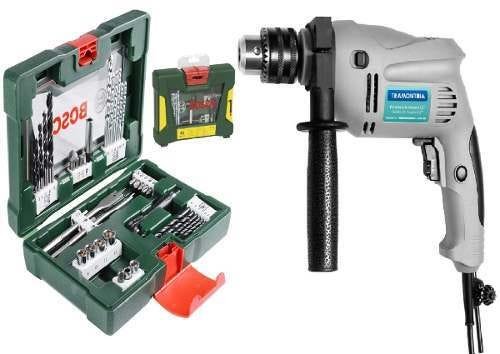 Caixa Ferramenta Completa 41 Pcs + Furadeira 500w Tramontina - 220V ...