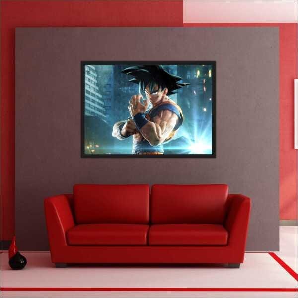Quadro Decorativo Dragon Ball Goku Salas Quartos G1 | MadeiraMadeira