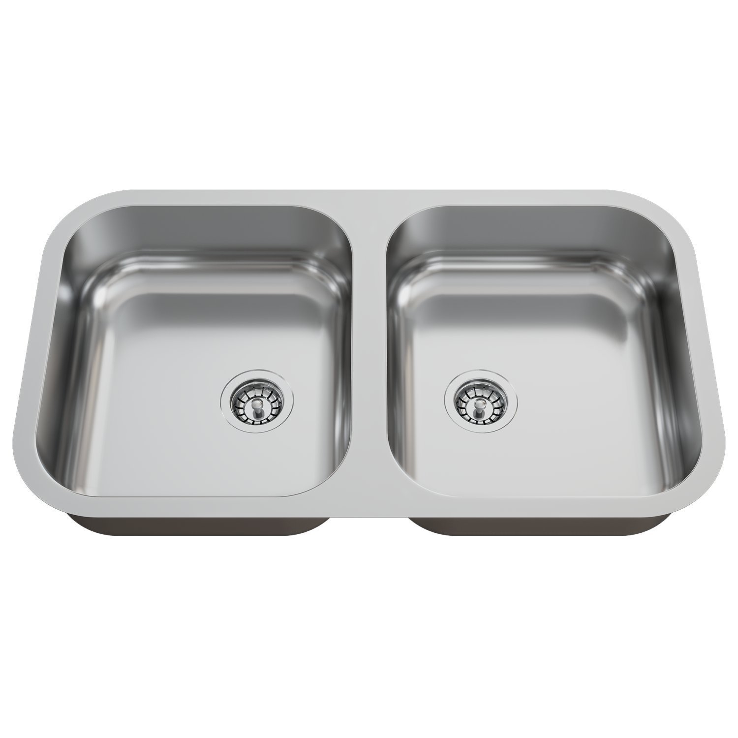Cuba para Cozinha Gourmet Pia Dupla Aço Inox 74x40x14cm Acetinado ...
