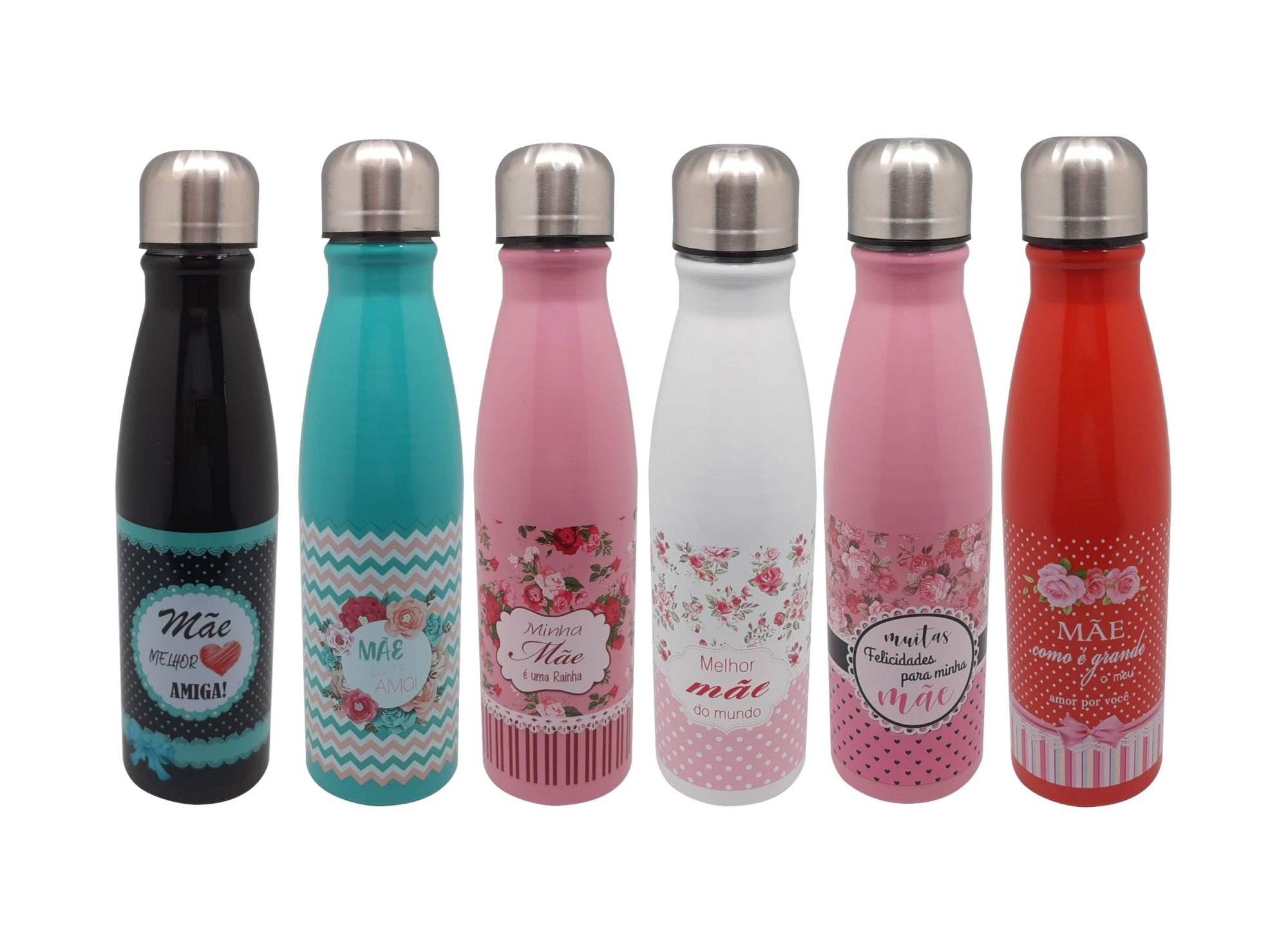 GARRAFA DE ALUMINIO DECOR MAES 600ml LEAO PRIMO | MadeiraMadeira